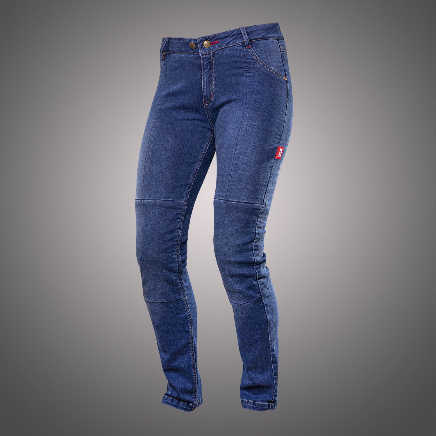 GTS Lady Blue kevlar motorcycle jeans