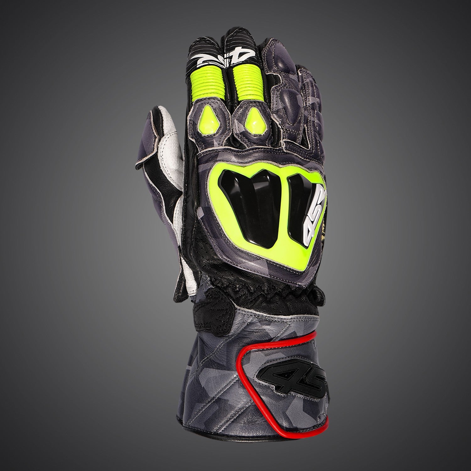 4SR Stingray Race Spec Camo Motorcycle Performance Gloves