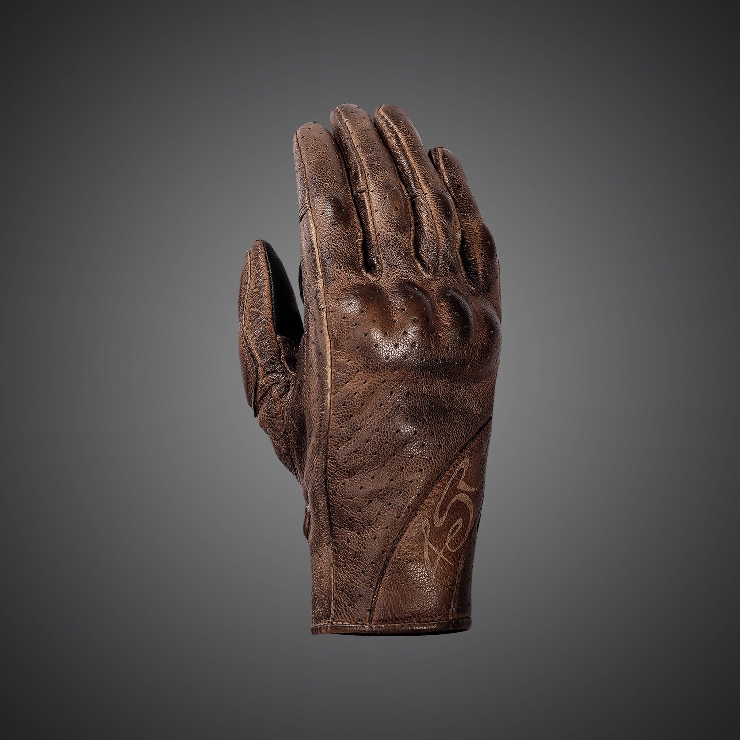 4SR Monster Lady EVO Brown Motorcycle Leather Gloves